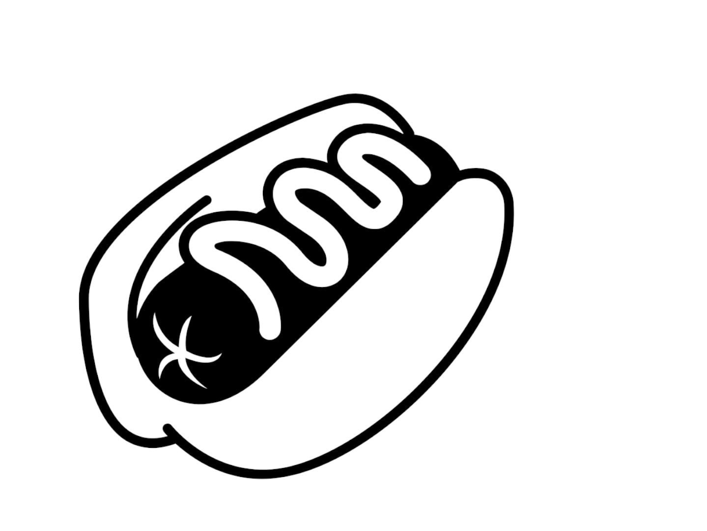 Hot Dog Svg Dxf Png Eps - Etsy