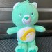 Care Bear Green Teddy Bear Stuffed Animal Plush Toy Vintage Gift for ...