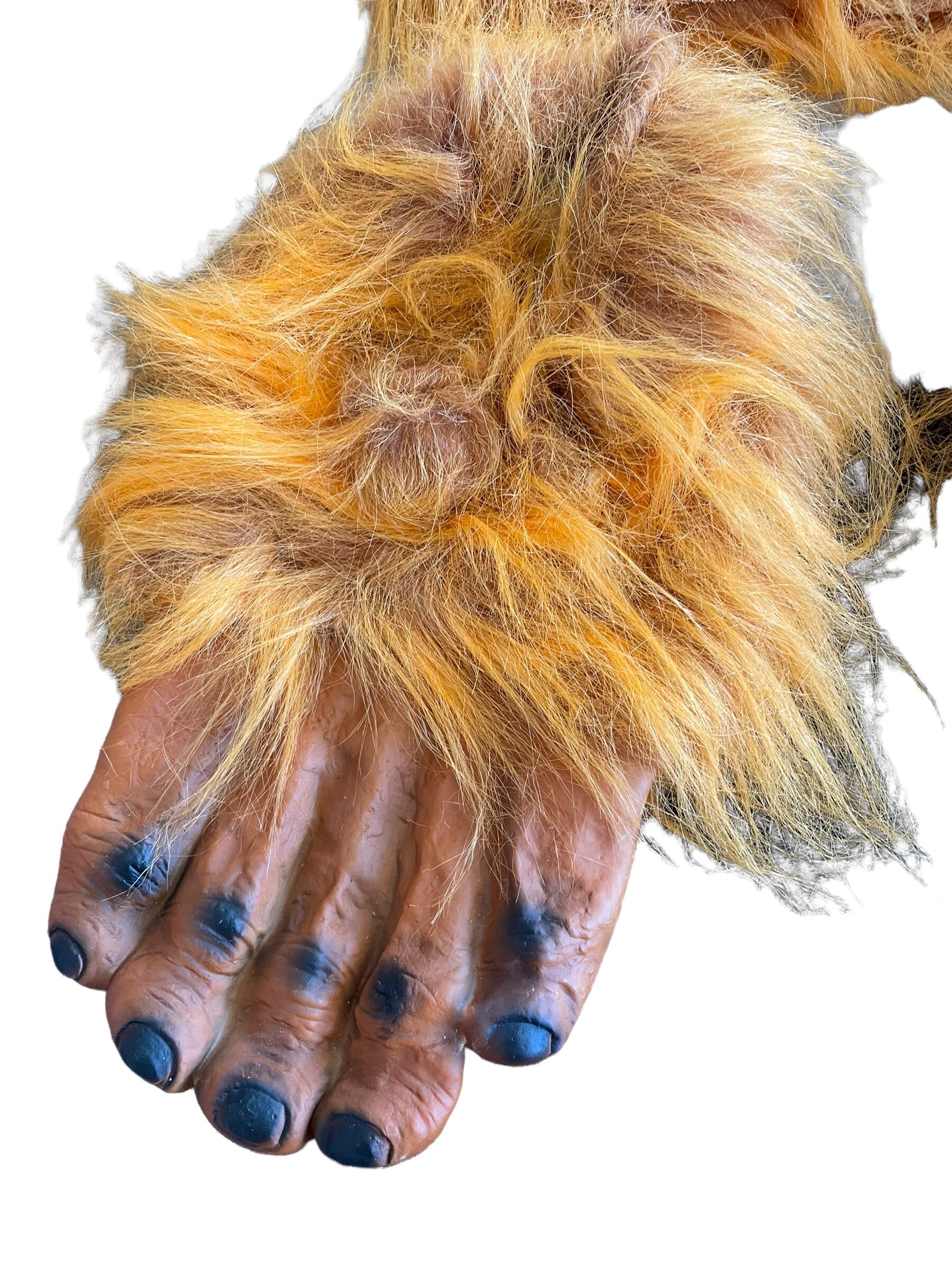 Big Yeti Feet Adult Big Foot Costume Masquerade Hairy Monster Feet and ...