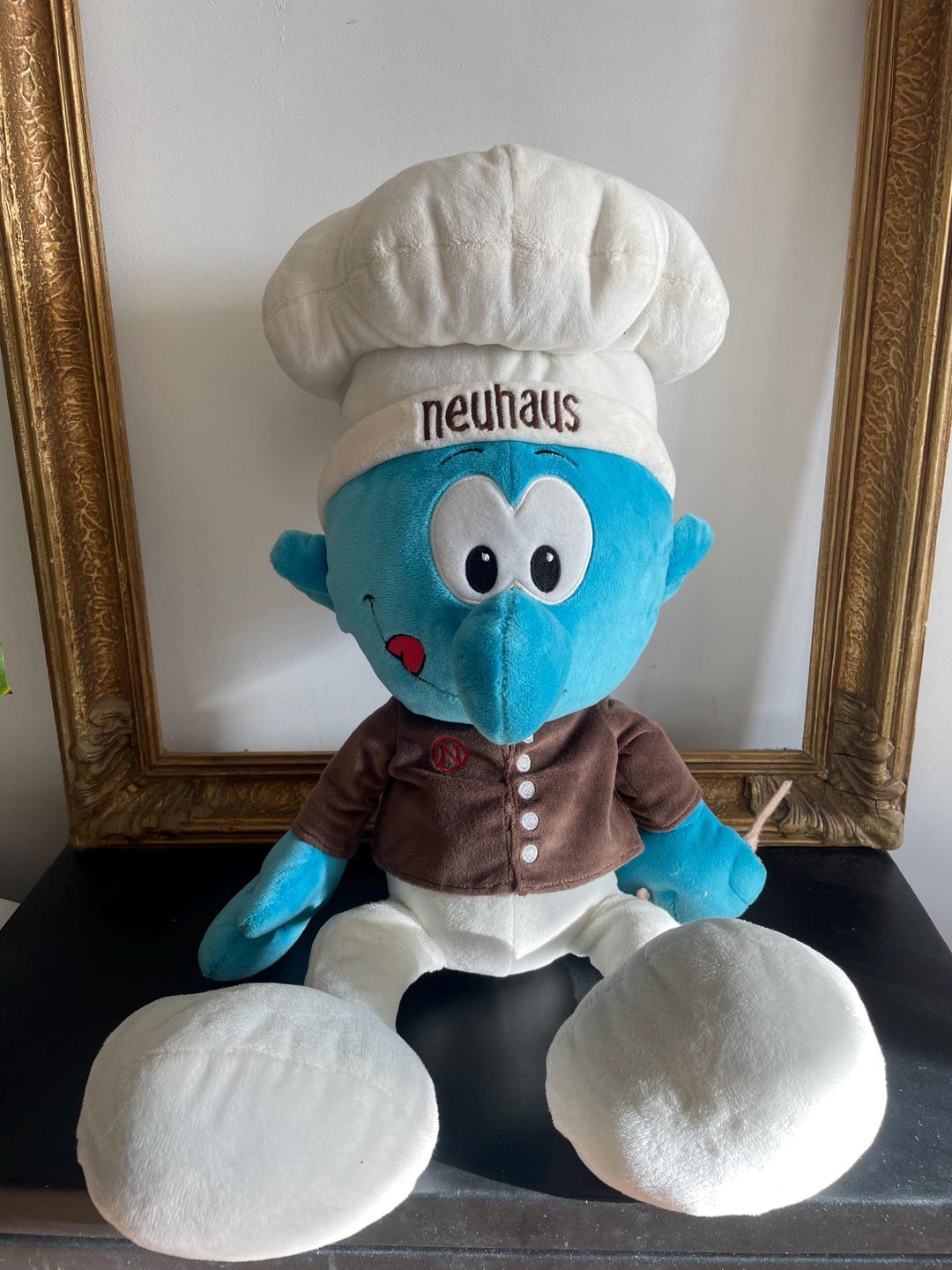 Neuhaus the Smurfs Chef Large Stuffed Plush Toy Movie Charackter Kids ...