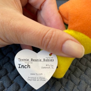 Rare Ty 1993 Inch the Worm Beanie Babies Mc Donalds Plush Toy ...