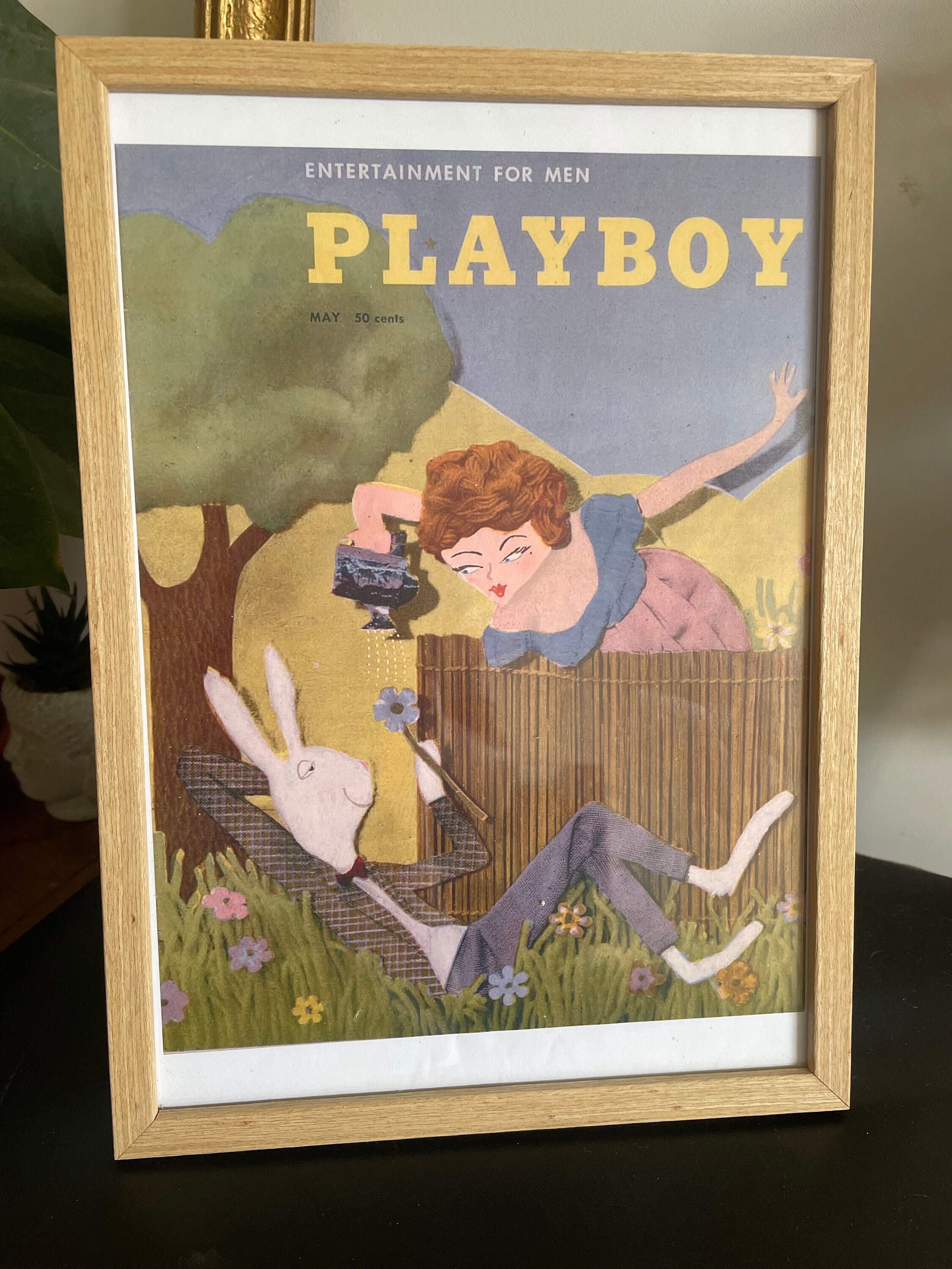Playboy Magazine Cover Print May 1954 Vintage Playboy Cover Print Wall 0419
