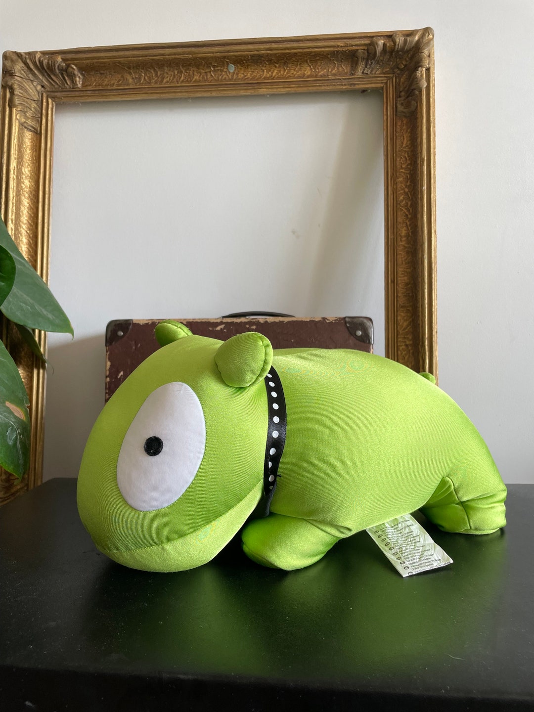 Bull Terrier Cute Green Dog Stuffed Animal Plush Toy 41 Cm / 16 ...