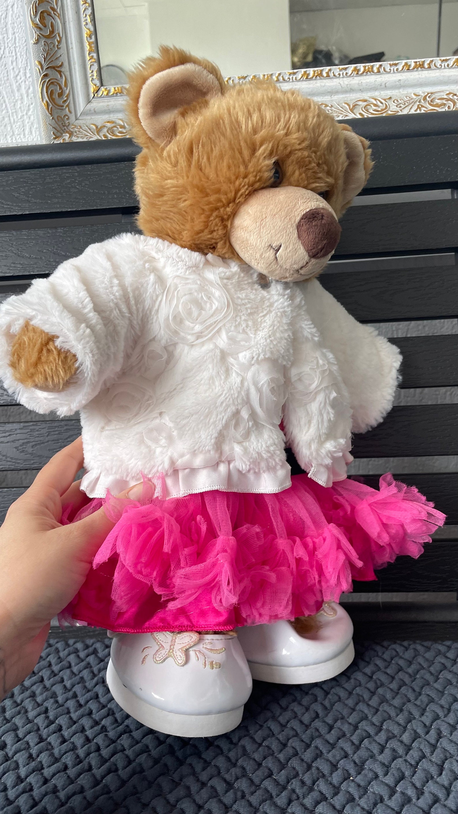 Build A Bear Workshop Rare Vintage Dressed Teddy Bear White Jacket ...