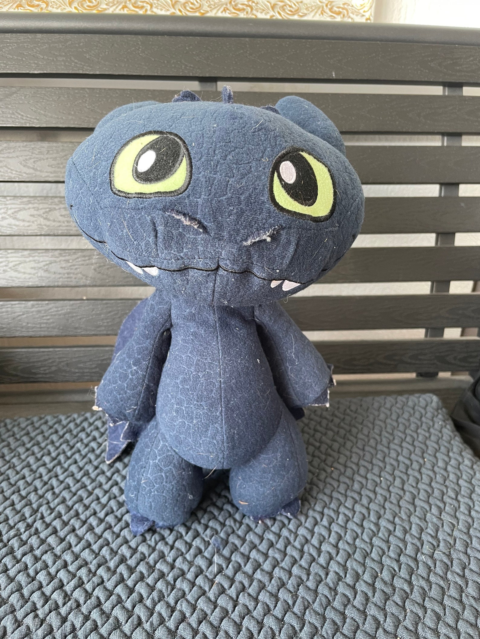 Dream Works Blue Night Fury How to Train Your Dragon Stuffed Animal ...