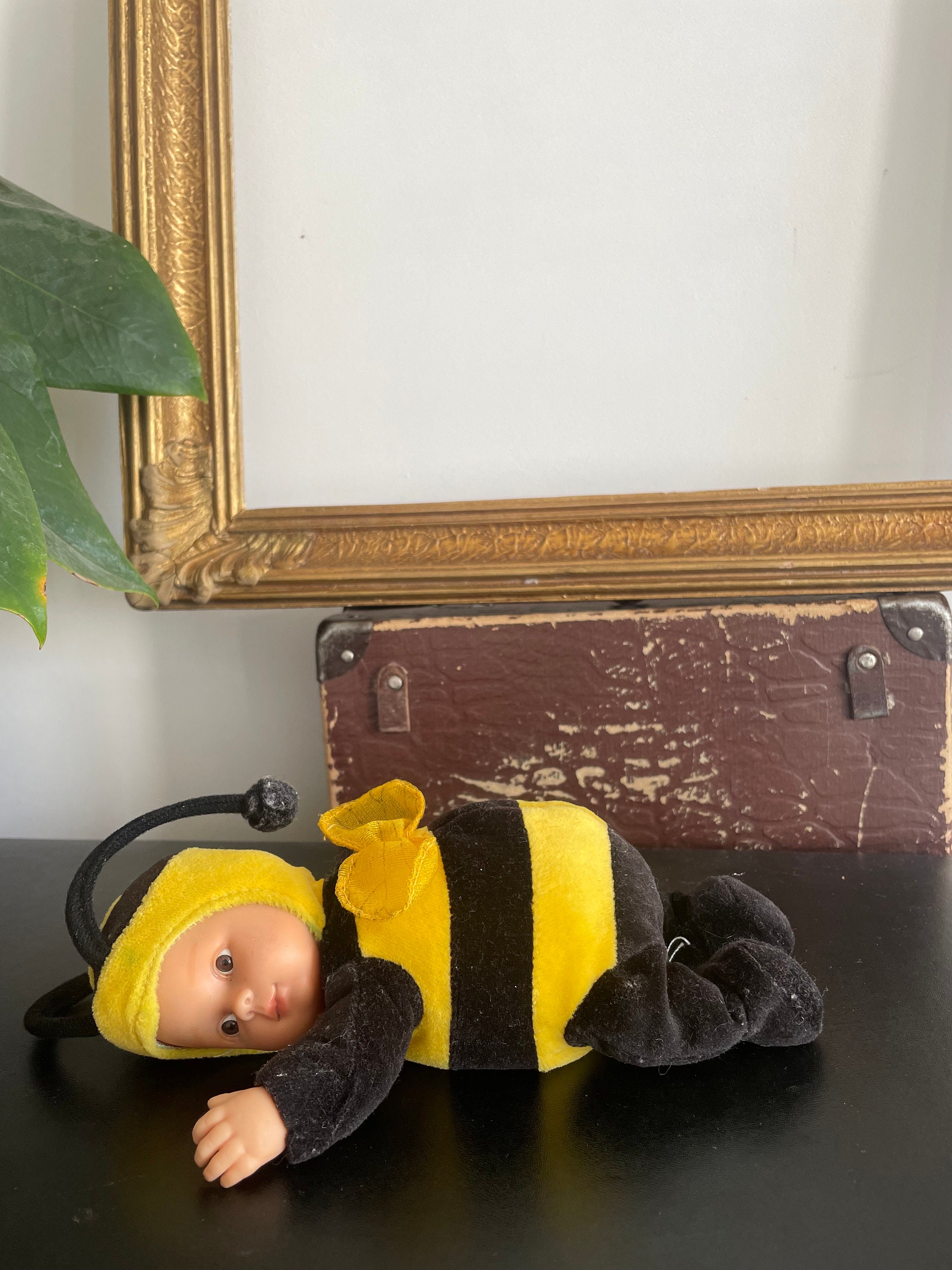 Anne Geddes Baby Doll Bee Costume Cuddly Soft Plush Stuffed Toy Sz 22cm ...