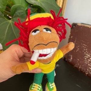 Rare Vintage Bob Marley Rastaman Jamaica Rastafari Reggae Stuffed ...