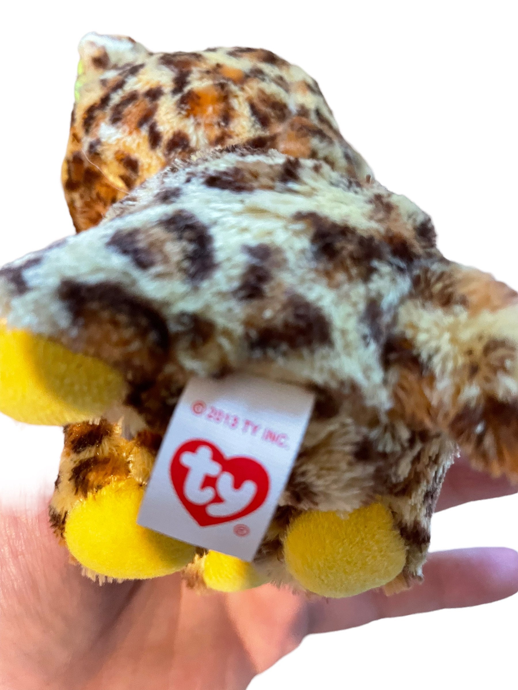 Ty Beanie Boos Speckles the Leopard Animal Soft Stuffed Plush Toy 6.5 ...