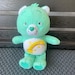 Care Bear Green Teddy Bear Stuffed Animal Plush Toy Vintage Gift for ...