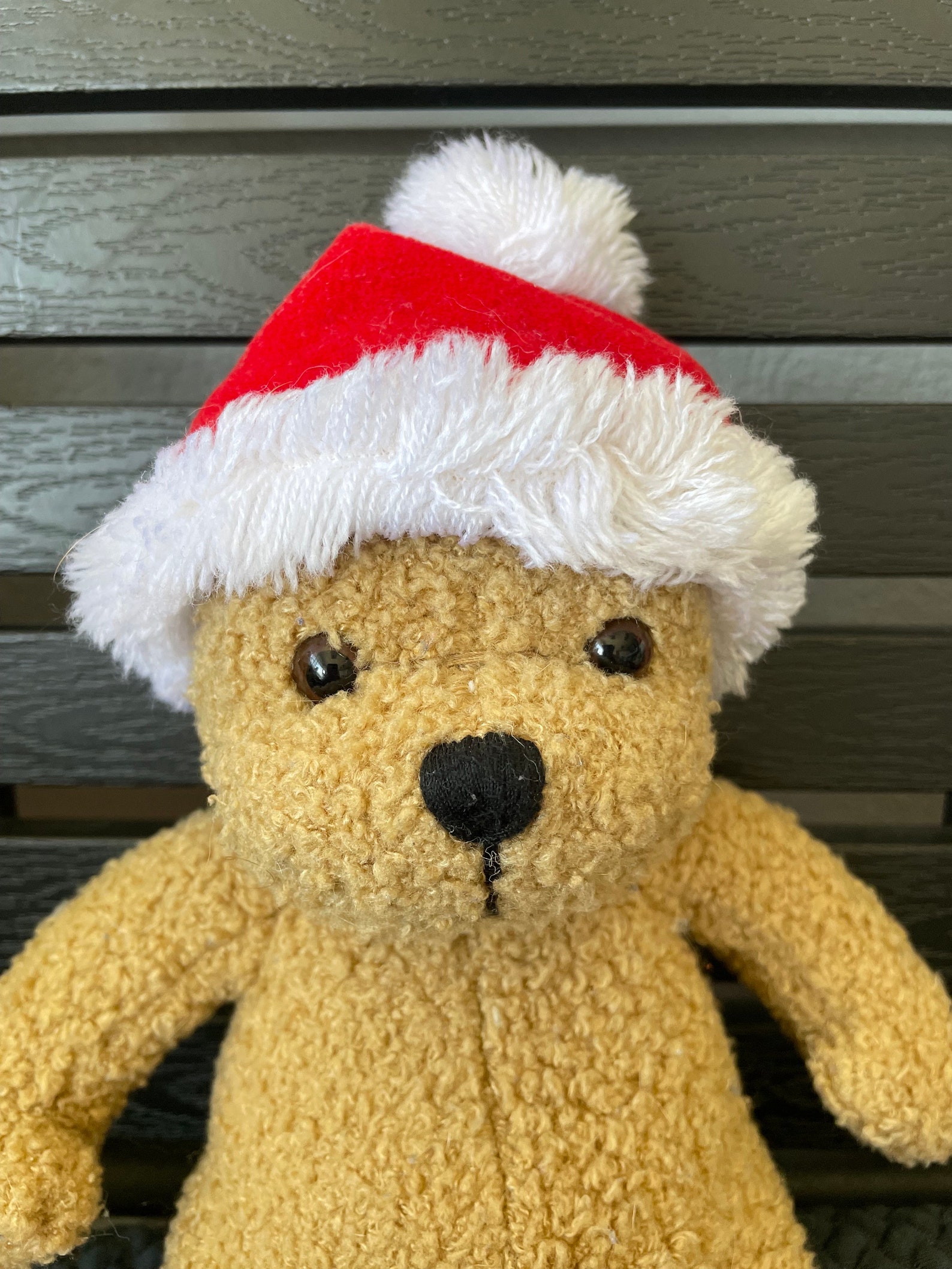 Quelle Vintage Germany Christmas Hat Brown Teddy Bear Super Soft ...