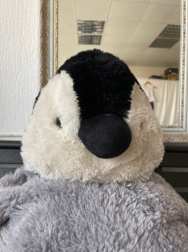 Super Soft Extra Large Cute Penguin Cuddling Animal Stuffed Plush Toy ...