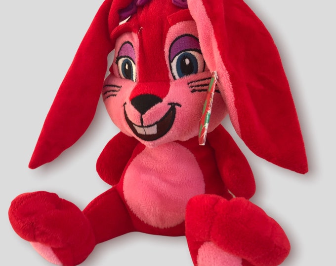Migros Lotty Frey Red Bunny , Red Rabbit Plush Stuffed Soft Toy Size 12 ...