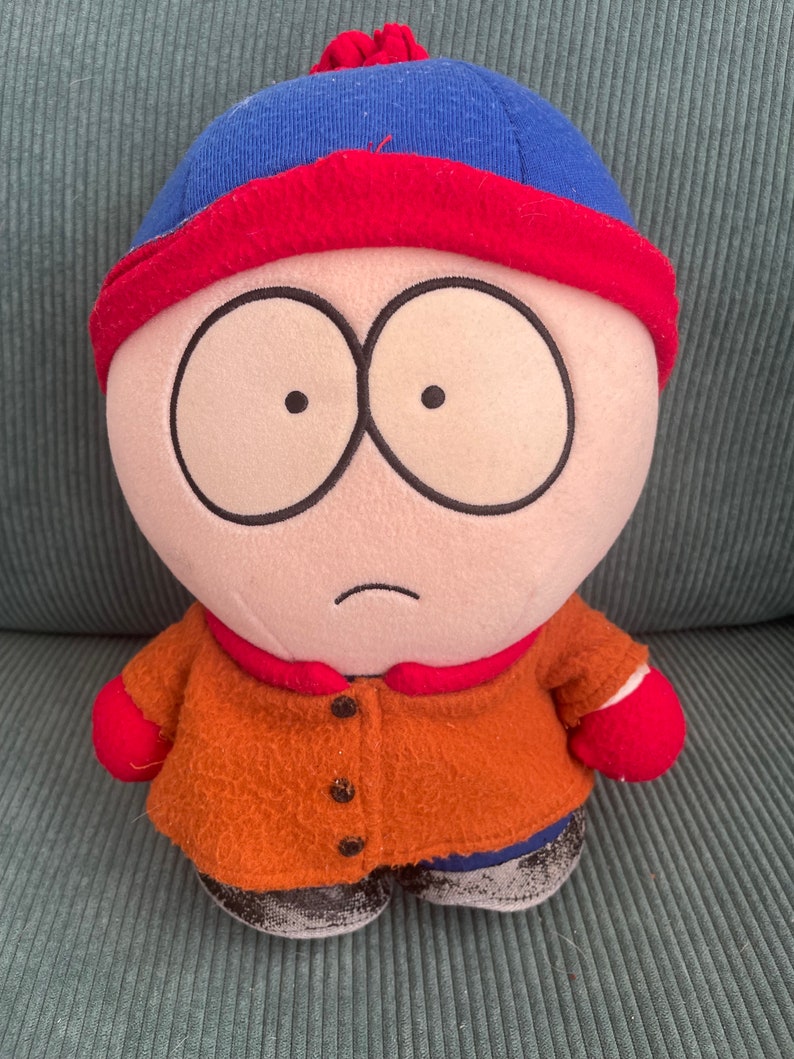 Vintage Rare 1998 Stan South Park Comedy Plush Stuffed Toy Size 30cm ...