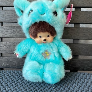 Vintage 70s Rare Monchhichi Monkey Blinking Eyes Stuffed Vintage 70s Rare Monchhichi Monkey Blinking Eyes Stuffed