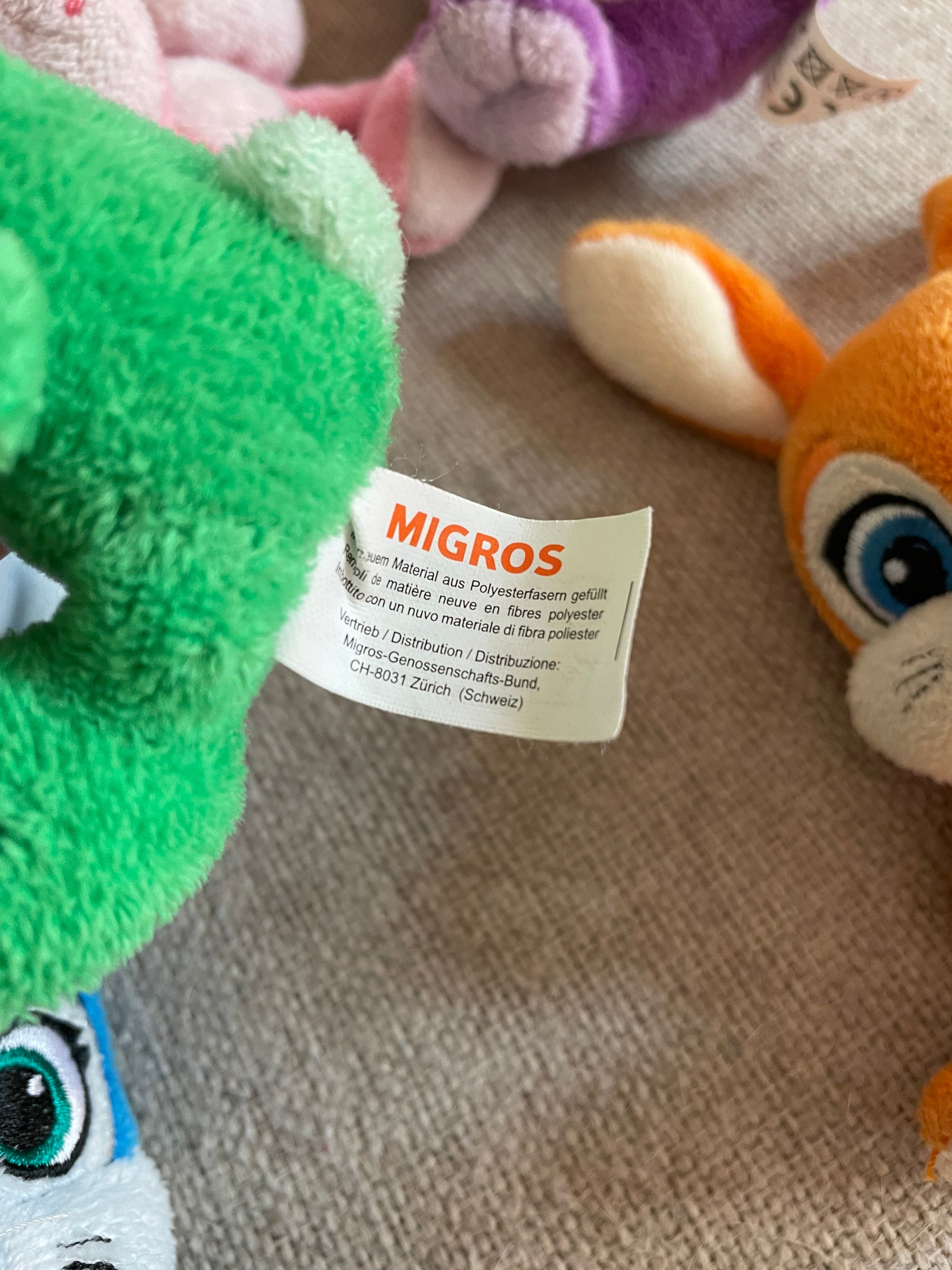 Migros Lotty Frey Multicolors Bunny , Red Rabbit Plush Stuffed Soft Toy ...