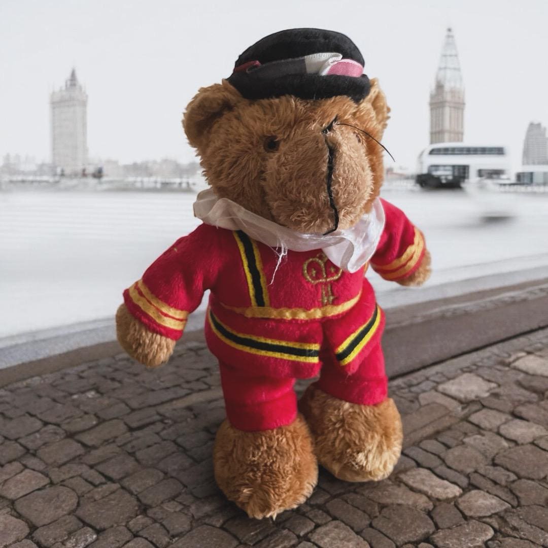 Rare Harrods Teddy Bear Soft Animal Plush Toy Vintage Harrods London ...