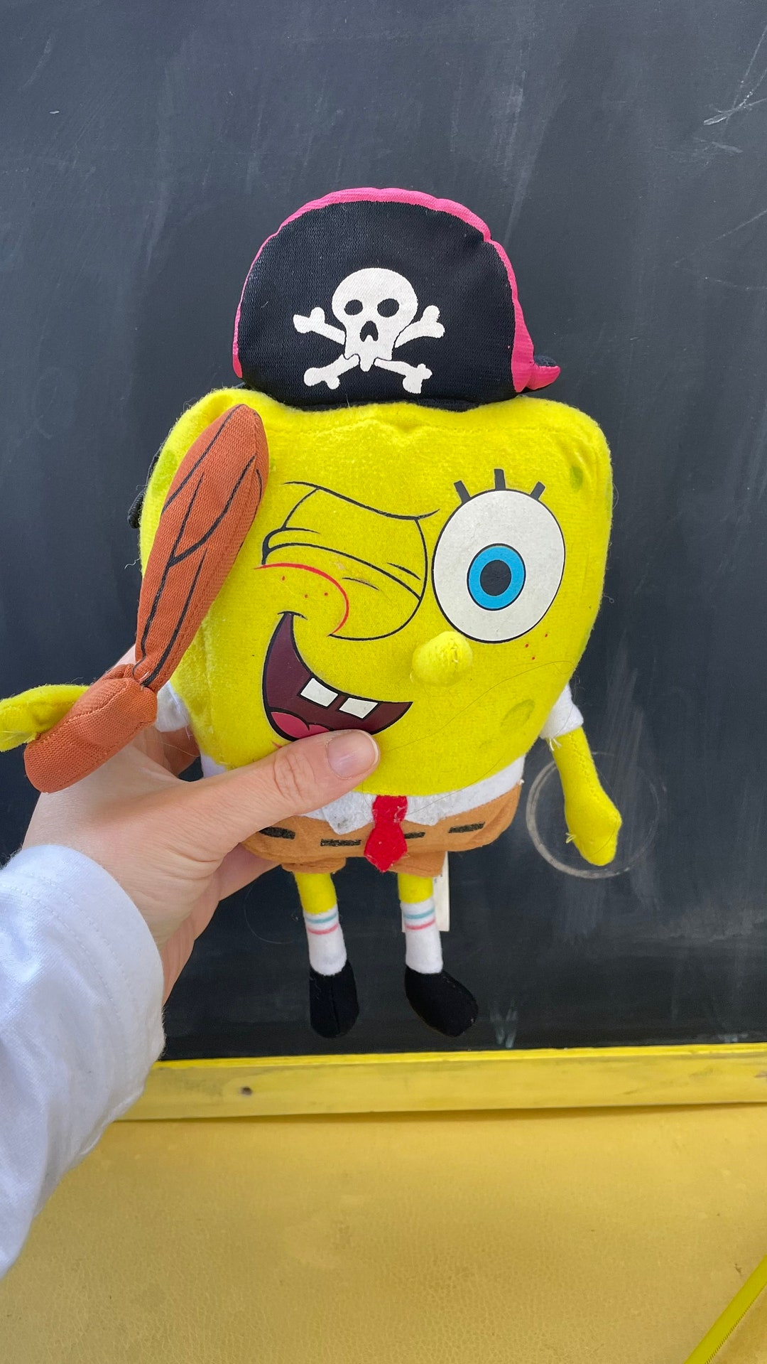 Rare Spongebob Squarepants Pirate Soft Stuffed Plush Toy 26cm / 10 ...