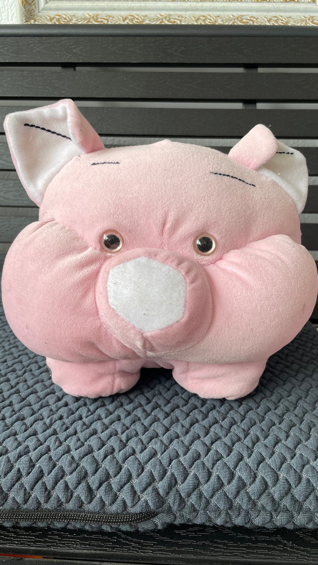 Sweet Pig Cuddly Stuffed Animal Plush Toy Glass Eyes Size 25cm| 10 ...