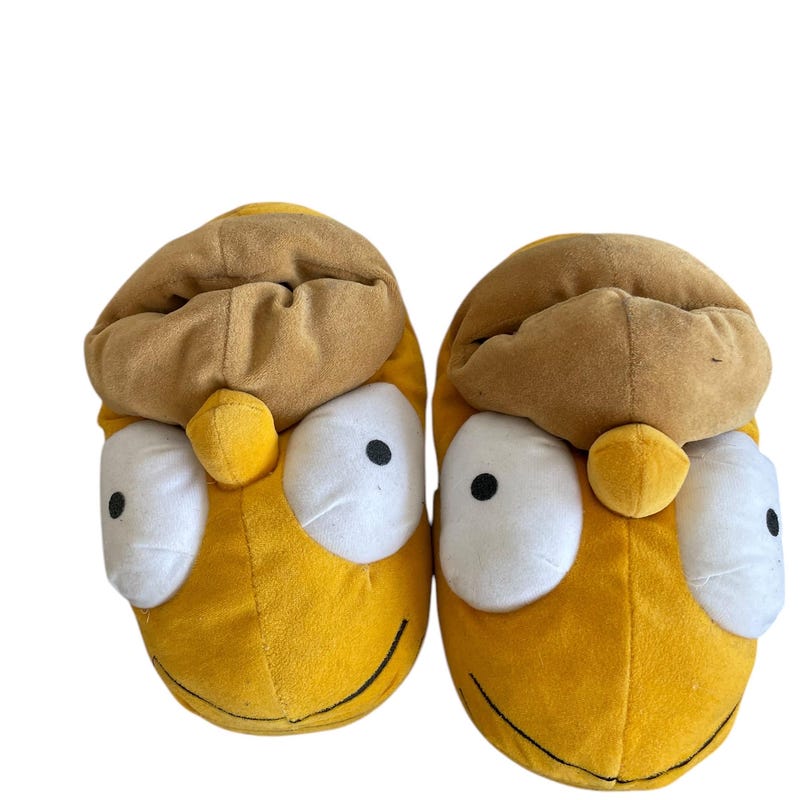Homer Simpson Slippers - Etsy