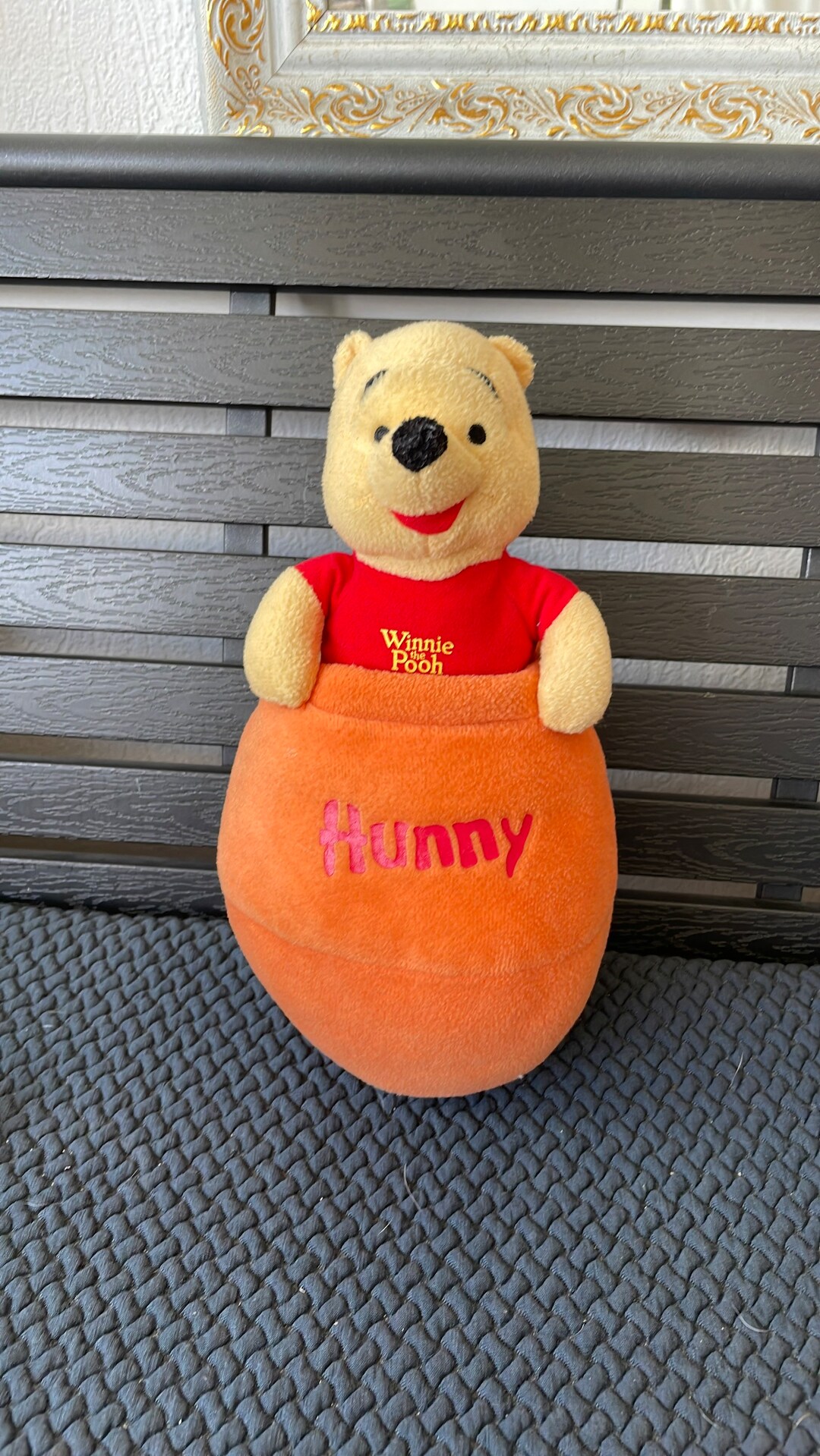 Winnie the Pooh Brown Bear in Hunny Pot Soft Plush Stuffed - Etsy