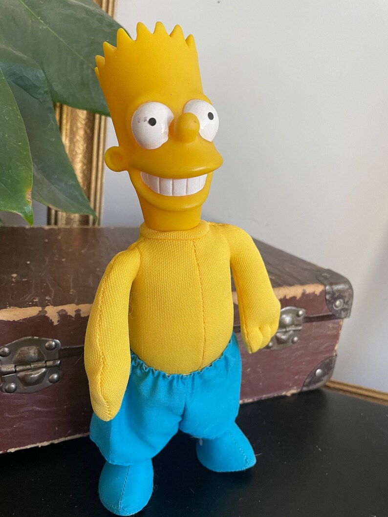 Vintage 90s Bart Simpson the Simpsons Doll Toy, Collectable Toy, Film ...