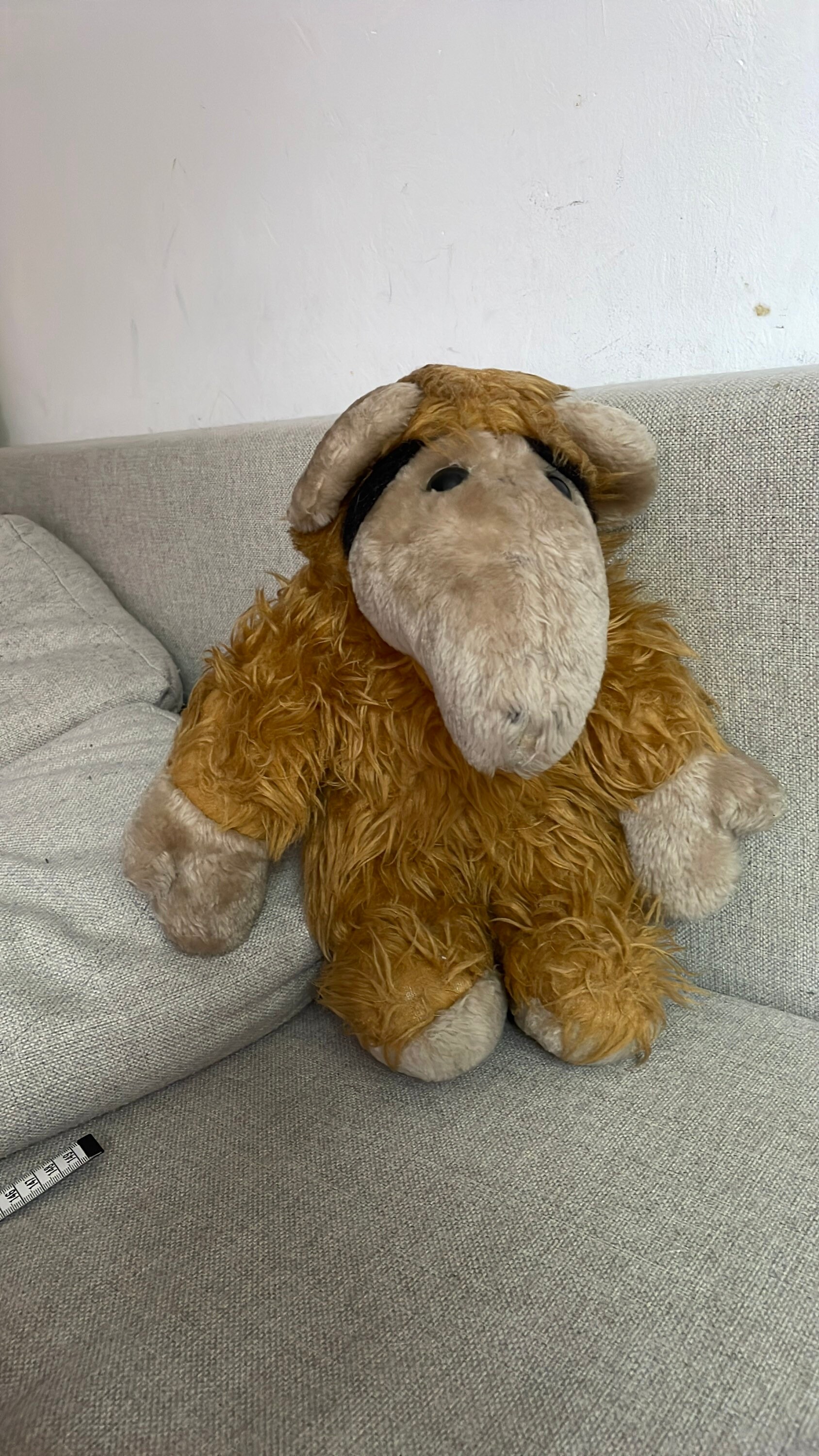 Vintage ALF the Alien Brown Furry Plush Stuffed Animal Toy Size 17.5 ...