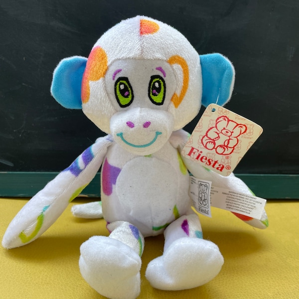 Fiesta Monkey Plush - Etsy