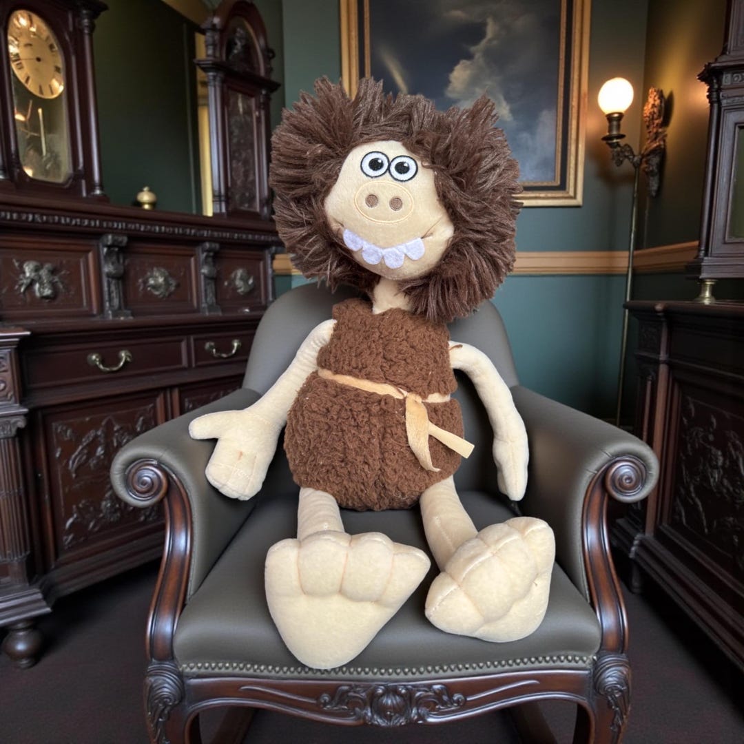 Early Man Dug Plush Toy – Aardman Animations – Official Bandai Namco ...
