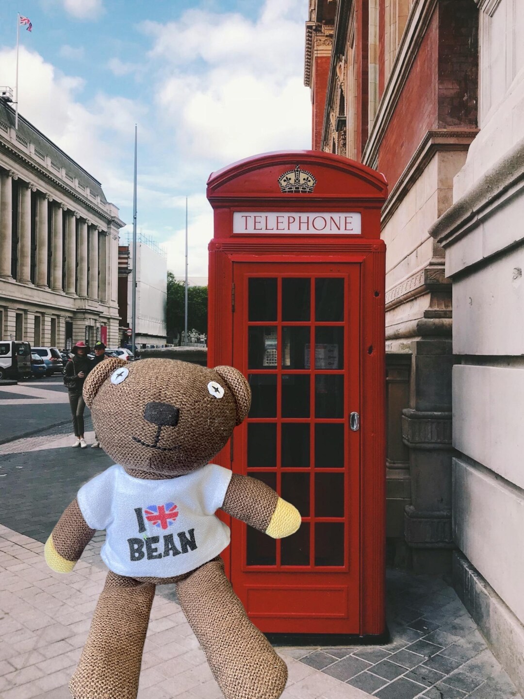 Ty Beanie Baby Mr Bean Teddy Bear I Love Mr Bean Stuffed Animal Plush ...