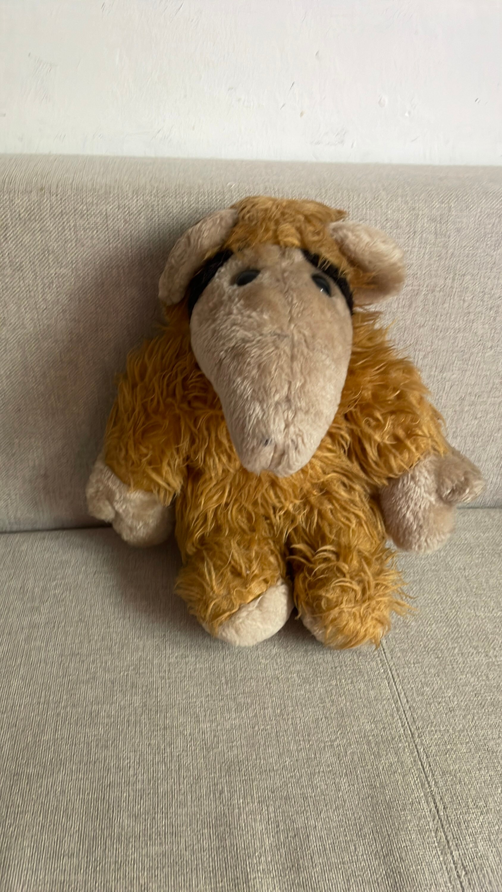 Vintage ALF the Alien Brown Furry Plush Stuffed Animal Toy Size 17.5 ...