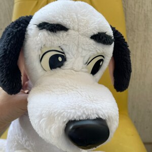 Rare 1991 Disney 101 Dalmatians Pongo Puppy Dog Animal Soft Stuffed ...