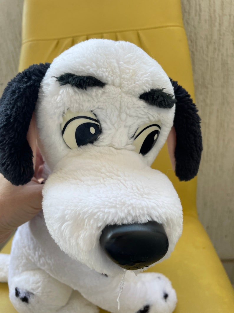 Rare 1991 Disney 101 Dalmatians Pongo Puppy Dog Animal Soft Stuffed ...