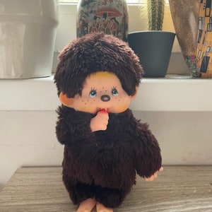 Rare Monchhichi Seckiguci 1974 Made in Japan Rare Plush Doll, Blue Eyes ...