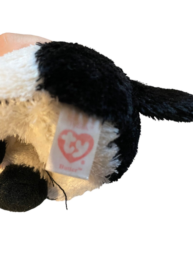 Ty Beanie Boos Black Butter the Cow Animal Soft Stuffed Plush Toy 6.5 ...
