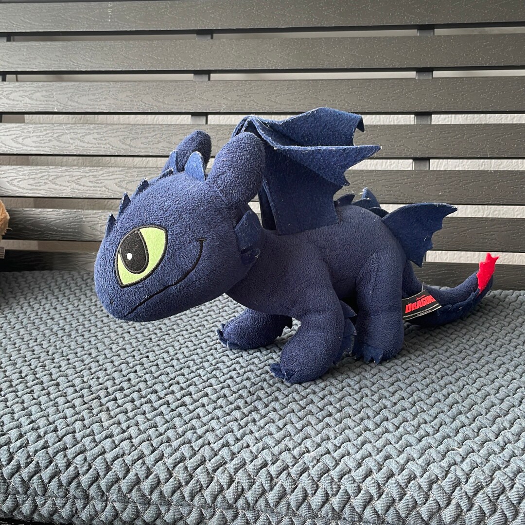 Dream Works Blue Night Fury How to Train Your Dragon Stuffed Animal ...