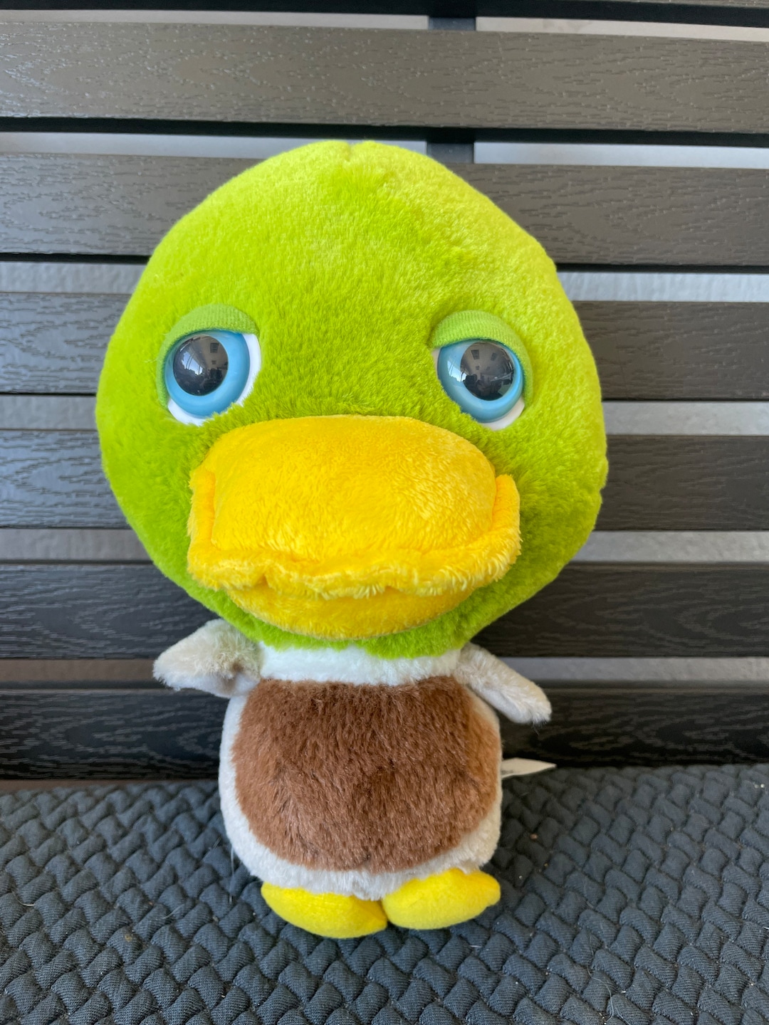 Big Headz the Farm Friends Cute Green Duck Plush Stuffed Animal Big ...