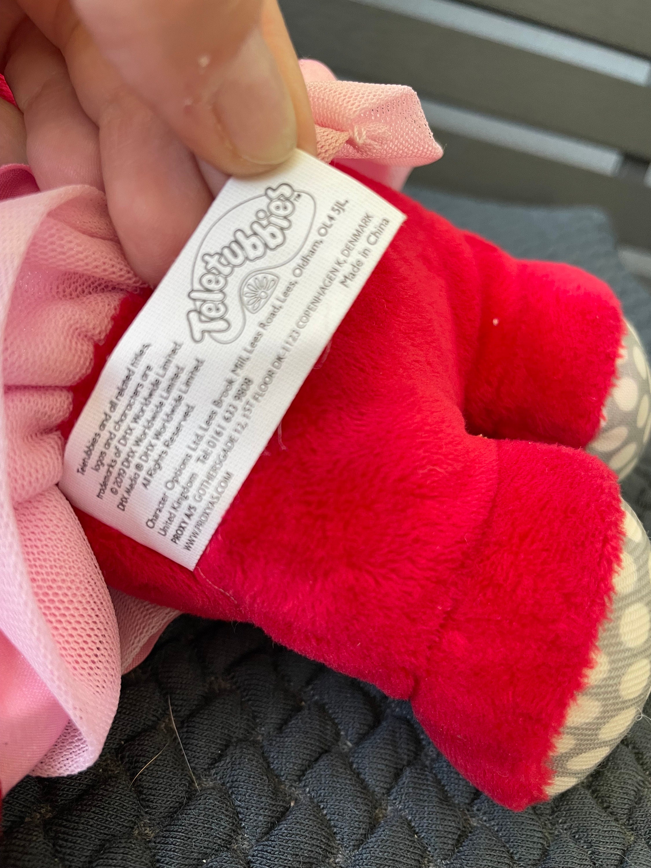 Teletubbies Red Party Po Rubber Face Soft Toy Plush, Sentimental Gift ...