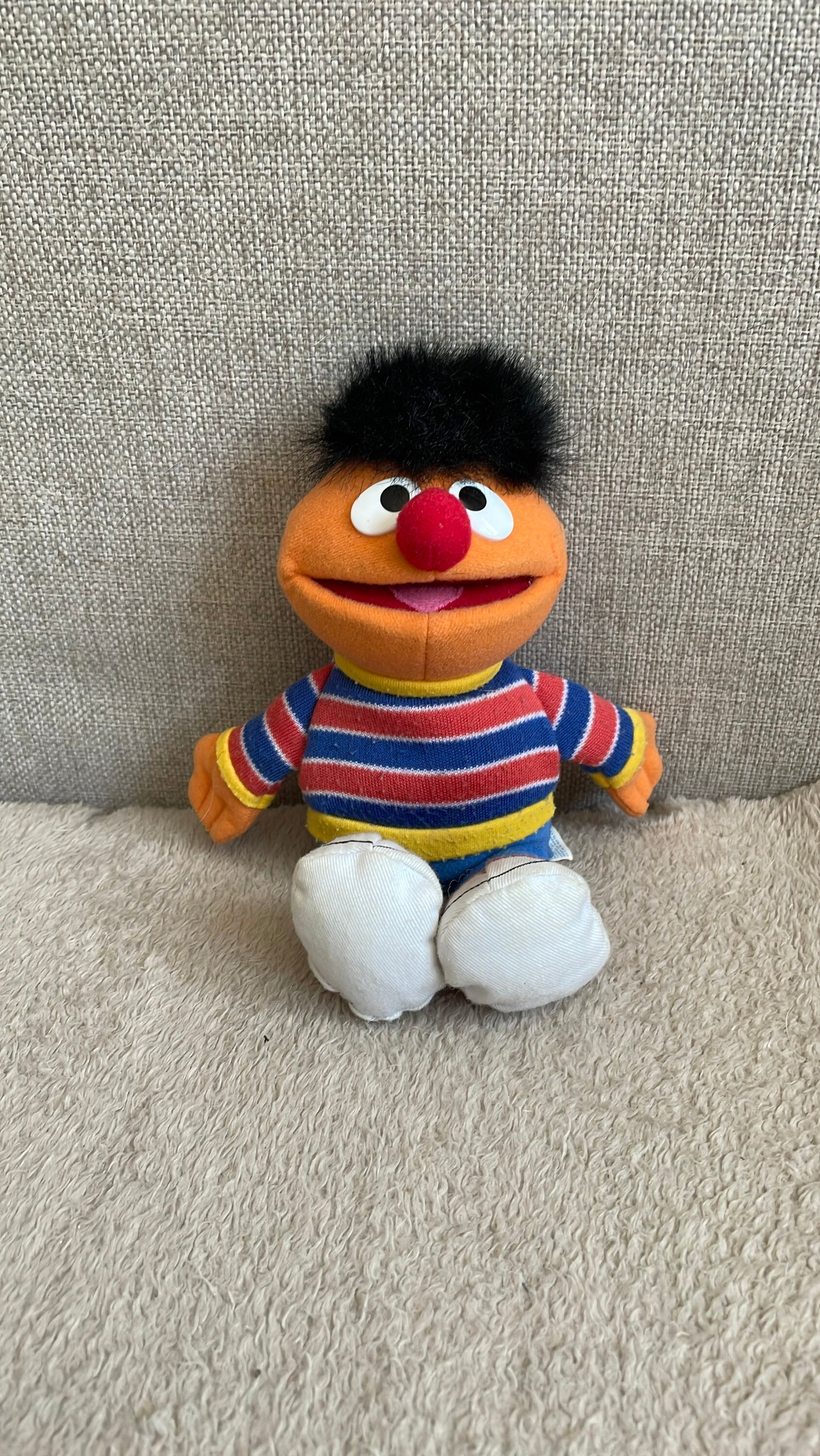 Vintage Sesame Street Ernie Soft Stuffed Plush Toy Size 9 Inch - Etsy