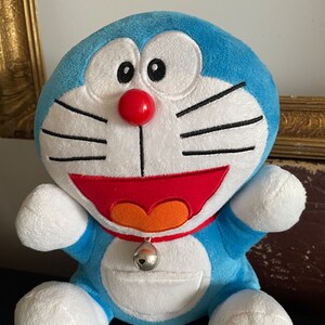 Japan Rare Doraemon Doreamon’s Bell Manga Plush Stuffed Toy Making Bell ...