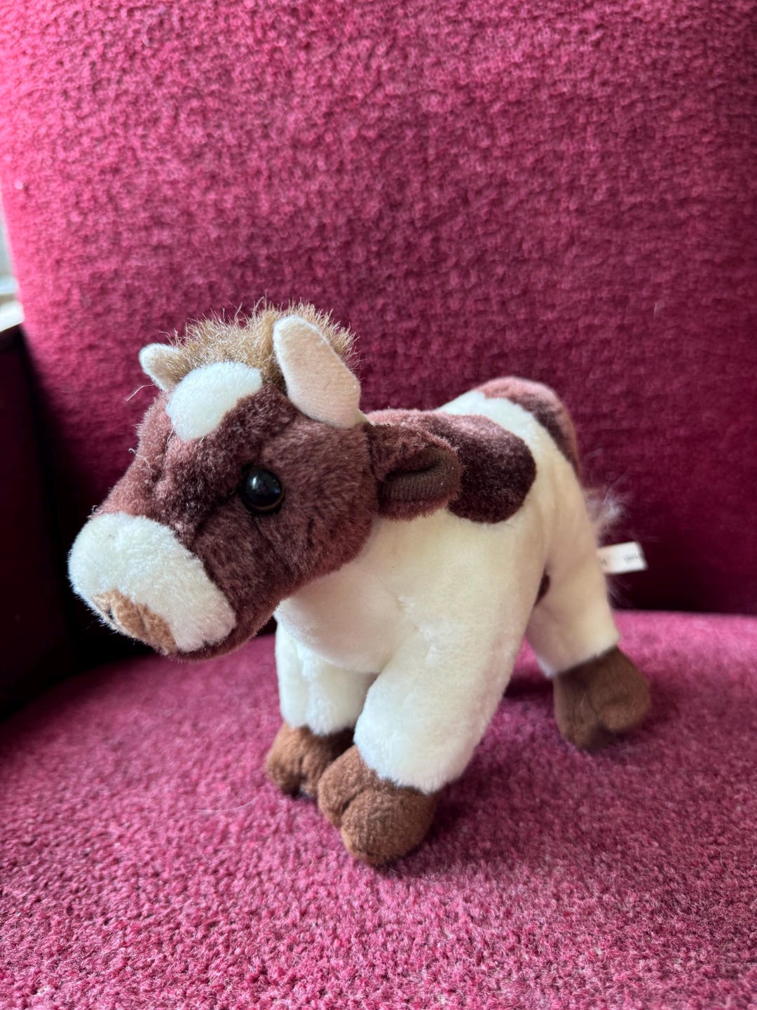 Cute Vintage Cow Plush Toy Kids Gift Cow Animal Plush Nostalgia Gift ...