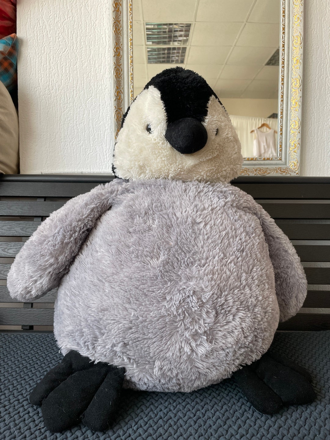 Super Soft Extra Large Cute Penguin Cuddling Animal Stuffed Plush Toy ...