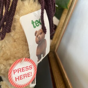 Rare Ted Rasta Rastafarian Teddy Bear Talking With Glasses Stuffed ...