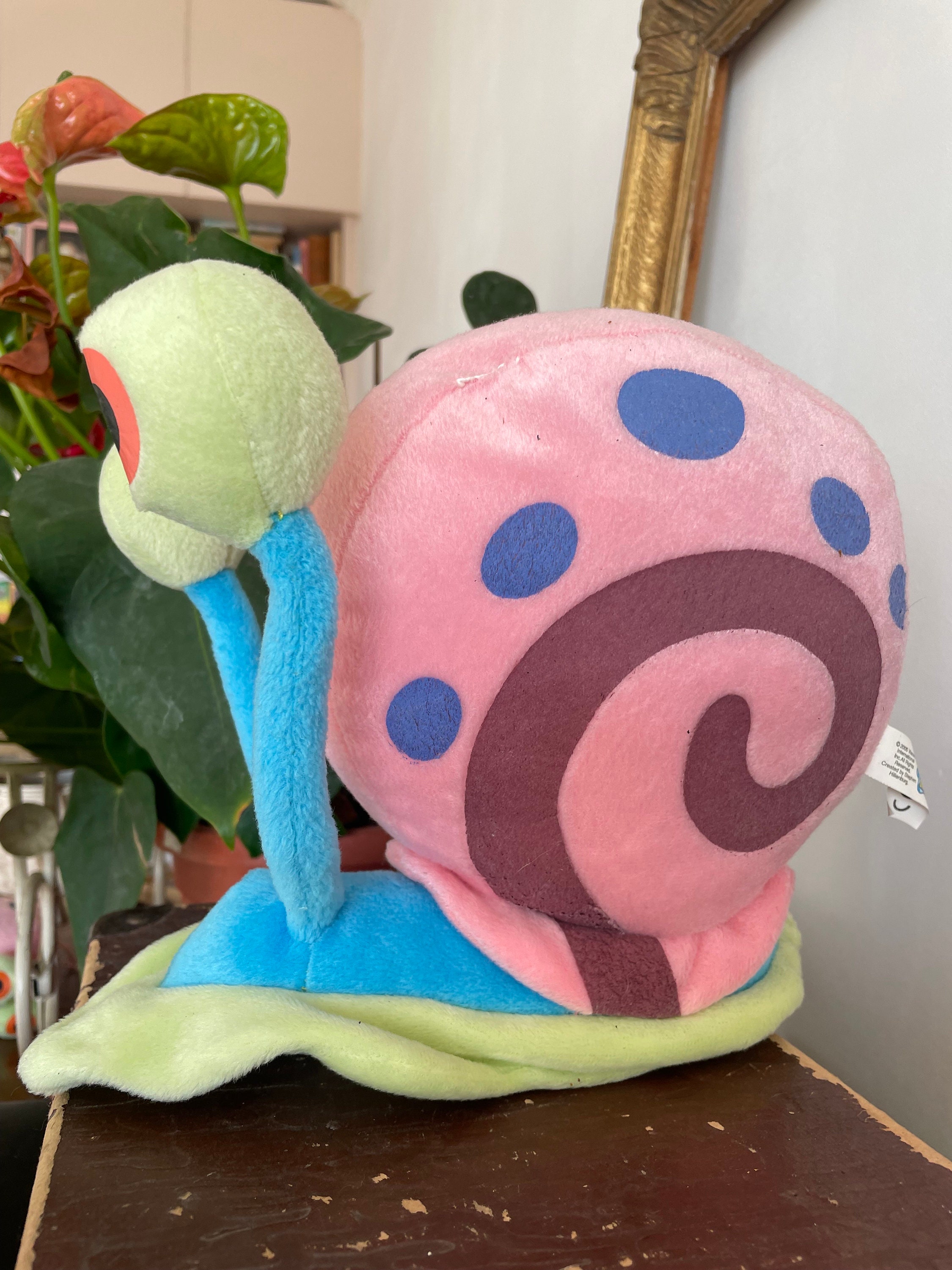 Rare 2005 Vivacom Spongebob Squarepants Gary the Snail Plush 24cm Plush ...