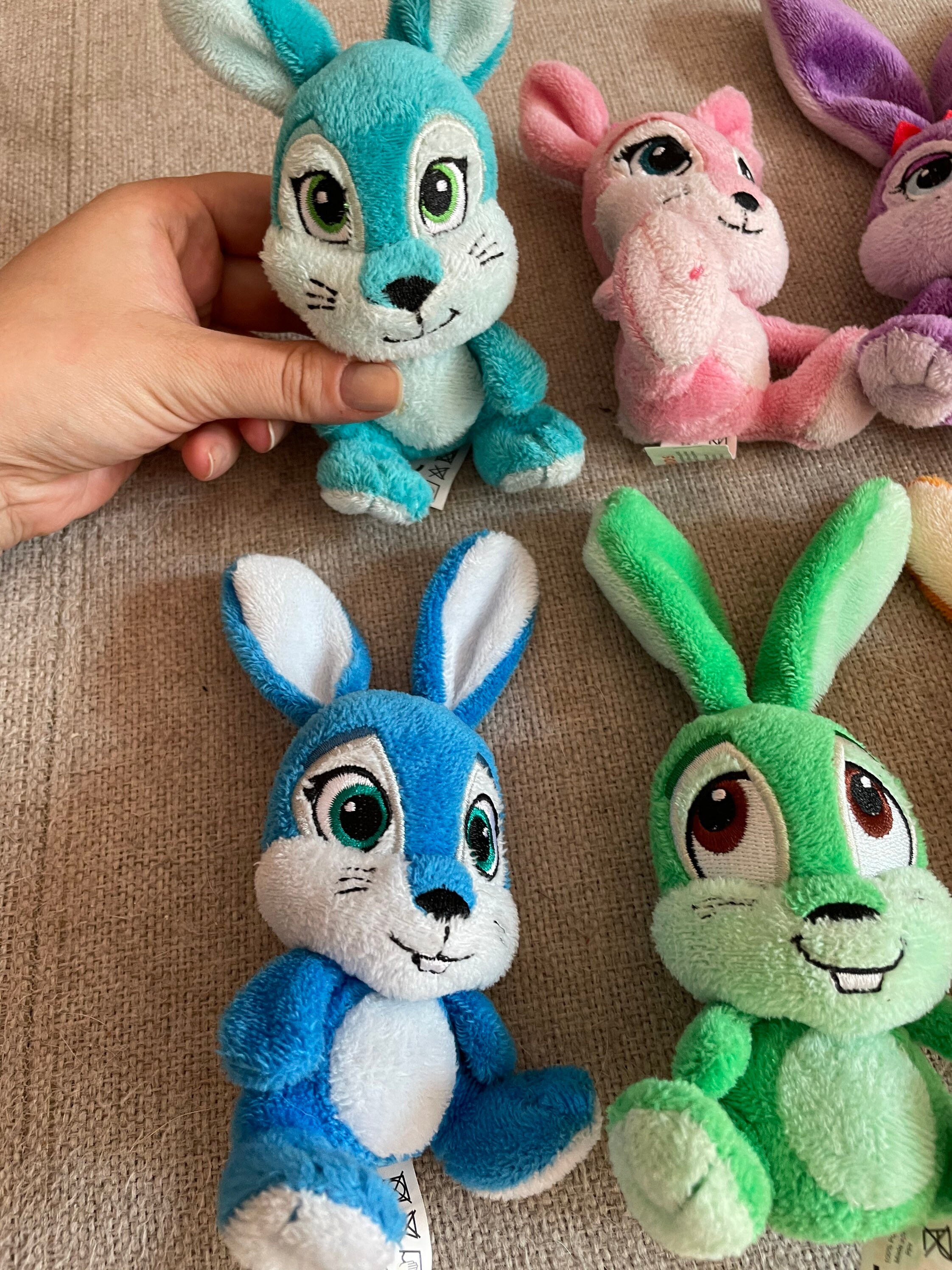 Migros Lotty Frey Multicolors Bunny , Red Rabbit Plush Stuffed Soft Toy ...