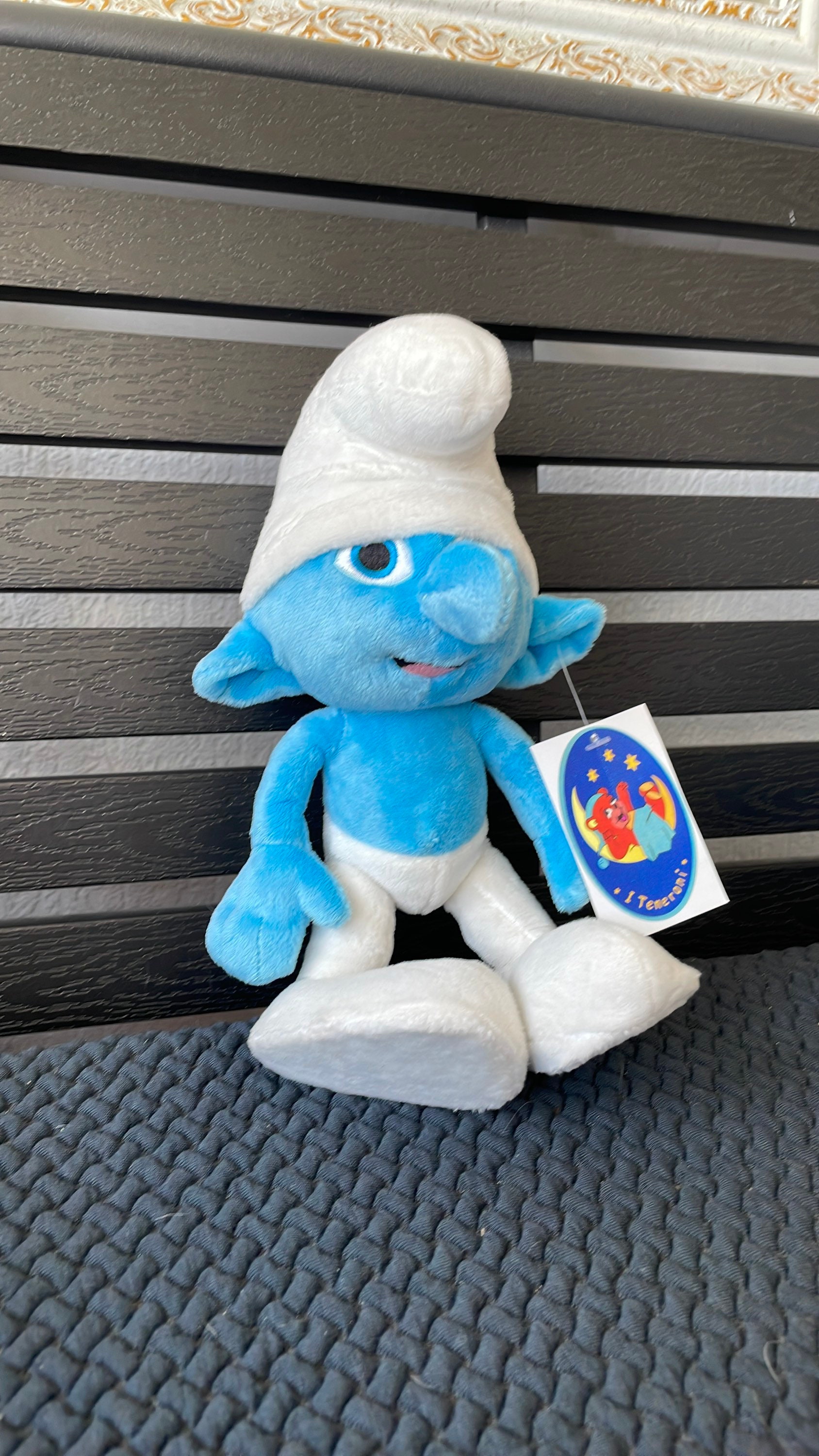 The Smurfs Blue Cuddly Soft Plush Stuffed Cartoon Toy Figure Size 11.5 ...