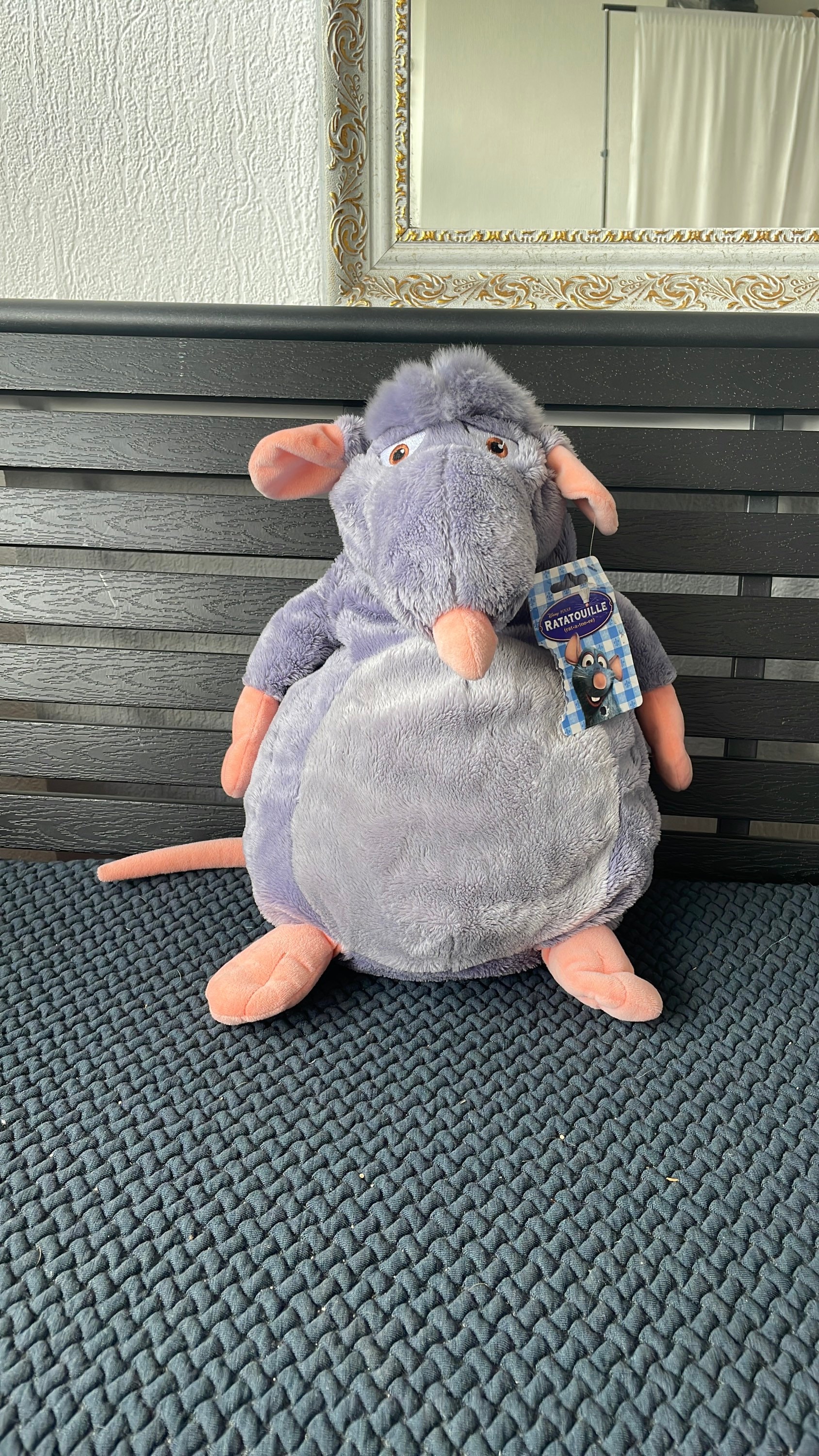Disney Pixar Ratatouille Remy The Rat Cuddly Soft Plush