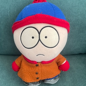 Vintage Rare 1998 Stan South Park Comedy Plush Stuffed Toy Size 30cm ...