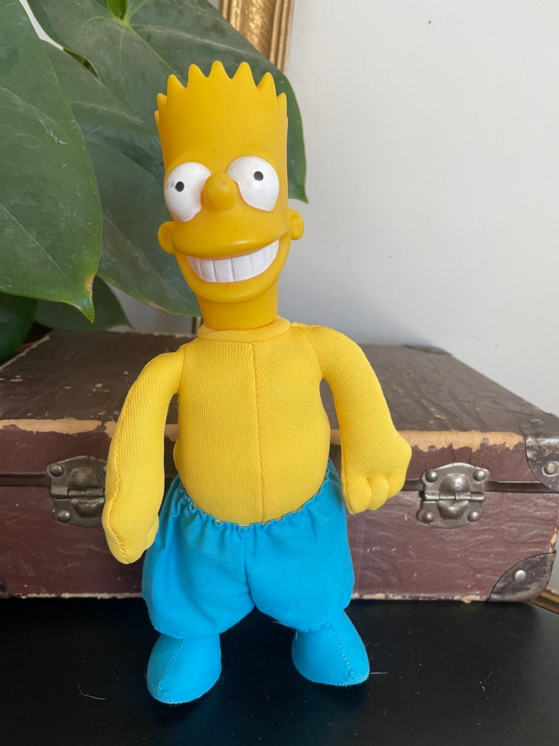 Vintage 90s Bart Simpson the Simpsons Doll Toy, Collectable Toy, Film ...