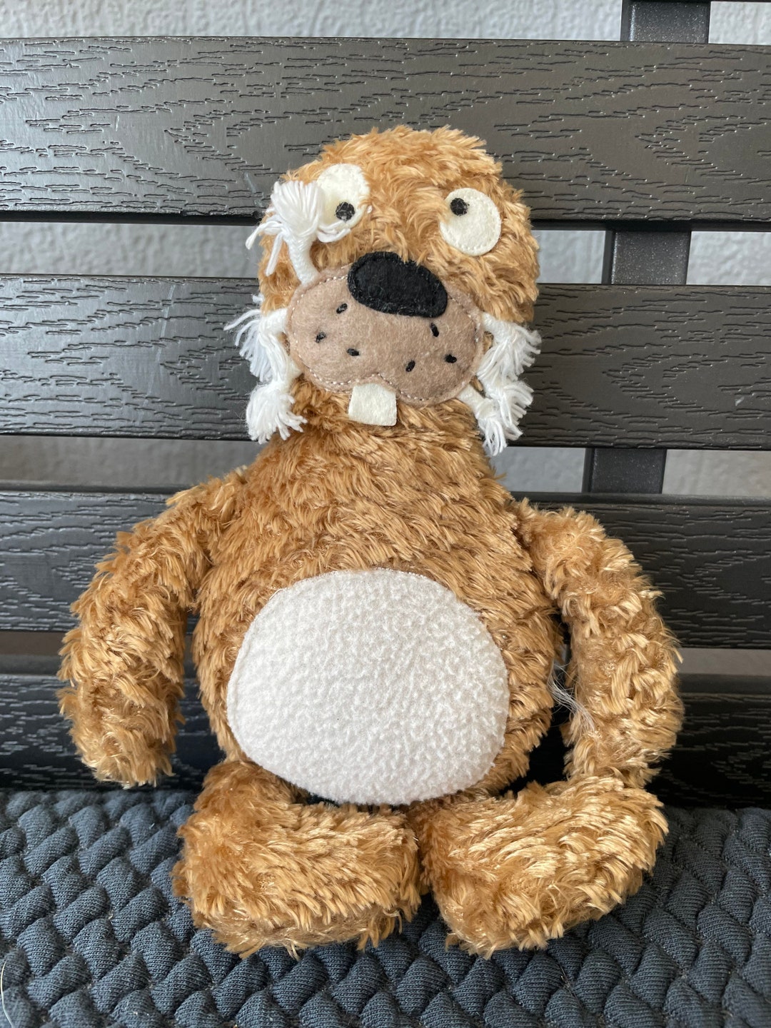 Ice Age Brown Rabbit Soft Plush Stuffed Little Animal Toy Size 7.5 ...