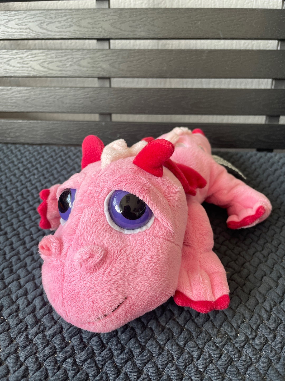 Flame Pink Dinosaur Stuffed Plush Toy Birthday Gift Size 40 Cm ...